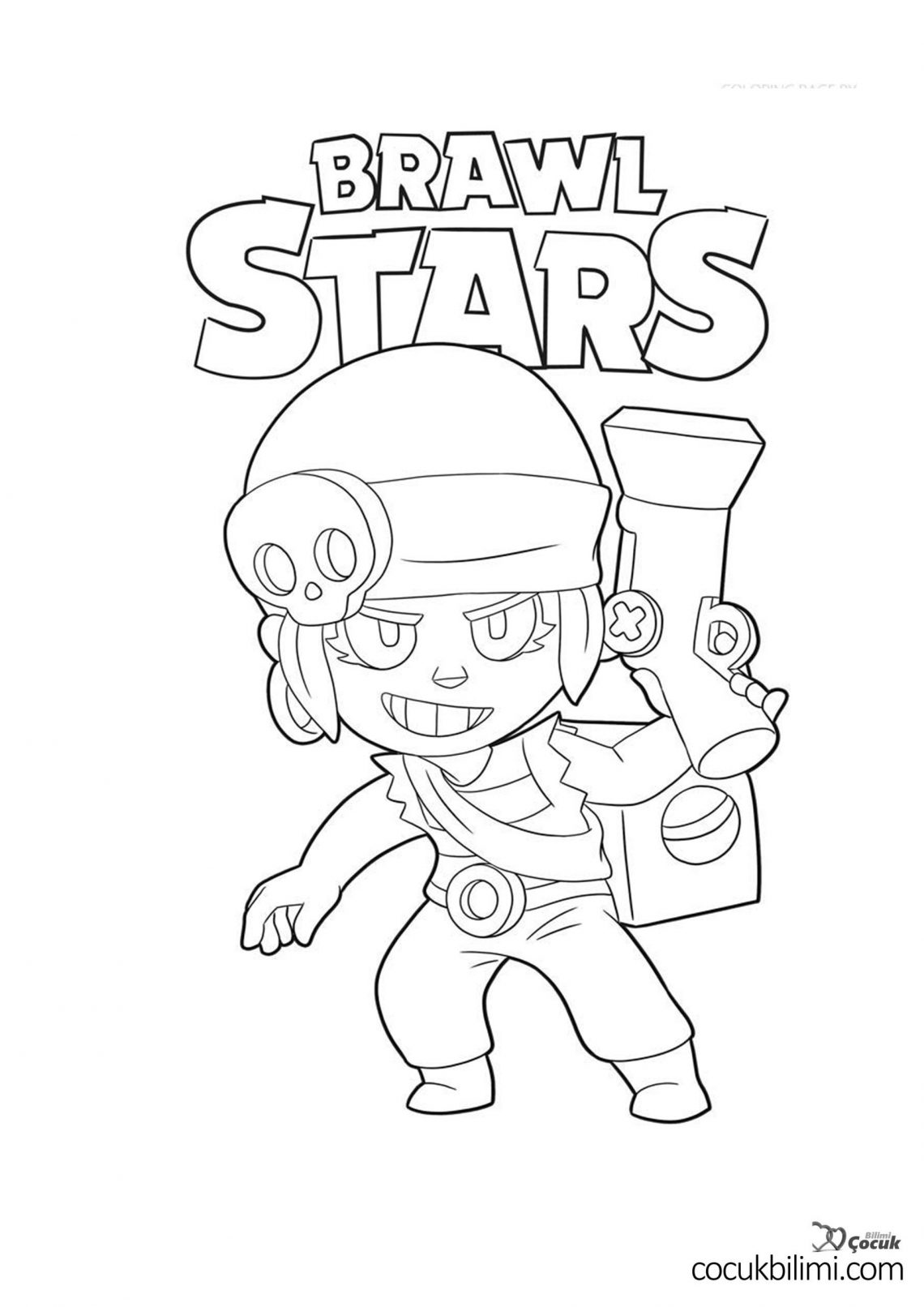 Brawl Stars Boyama Sayfaları - Çocuk Bilimi [İNDİR ve YAZDIR]